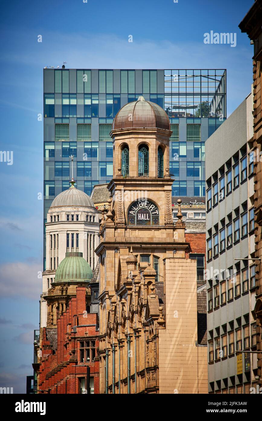 Manchester skyline Albert Hall music venue, Built as a Methodist ...