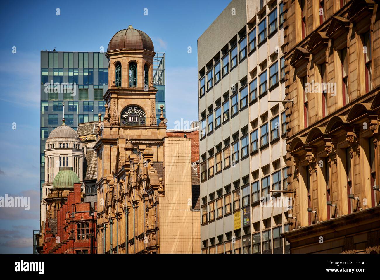 Manchester skyline Albert Hall music venue, Built as a Methodist ...