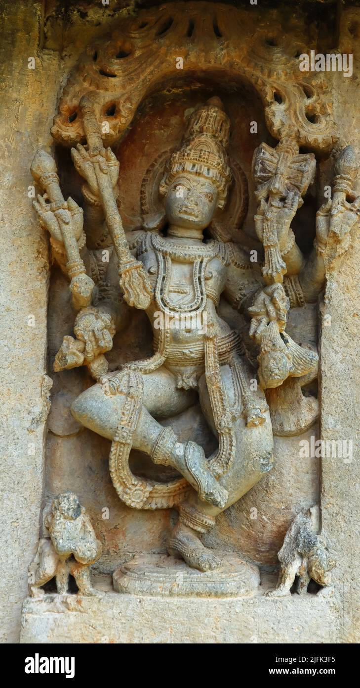 Dancing Sculpture of Lord Natraja, Mallikarjuna Temple, Basaralu ...