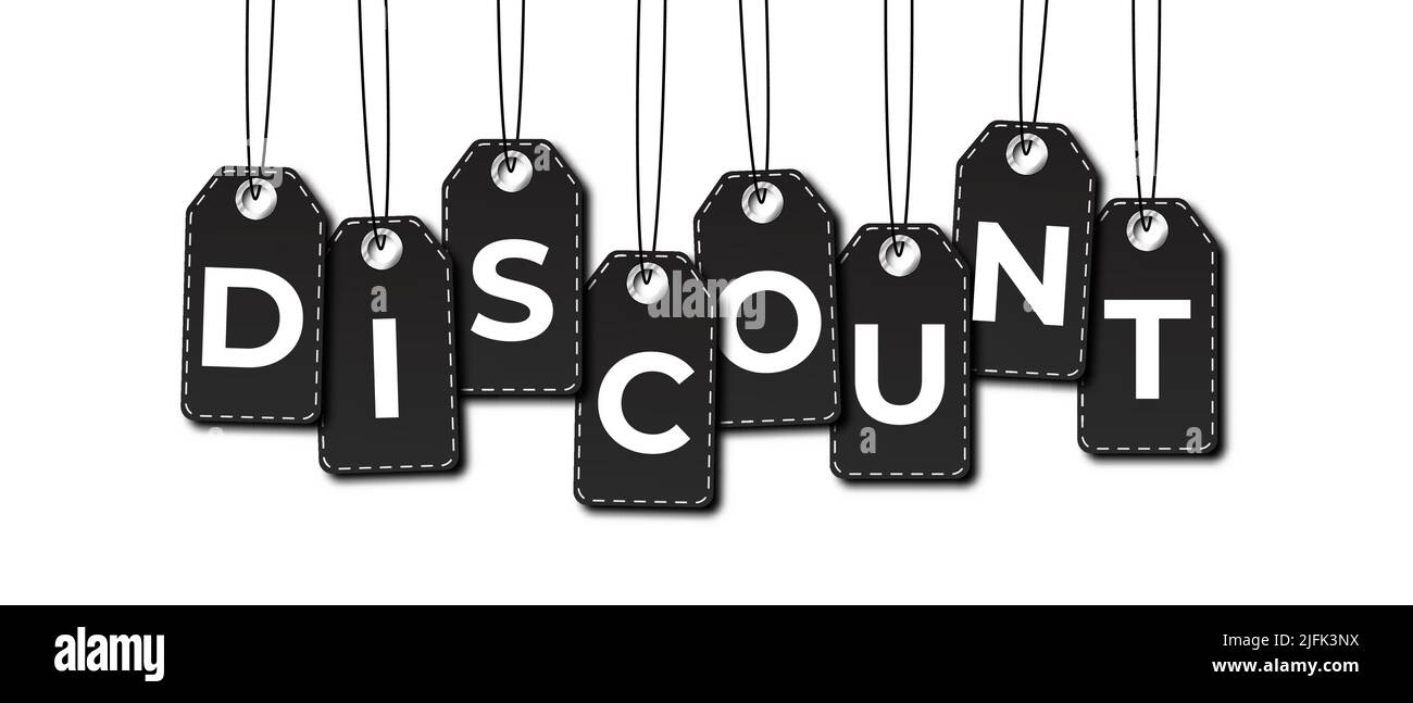 Vector set of realistic isolated blank price tag coupons for discount ...