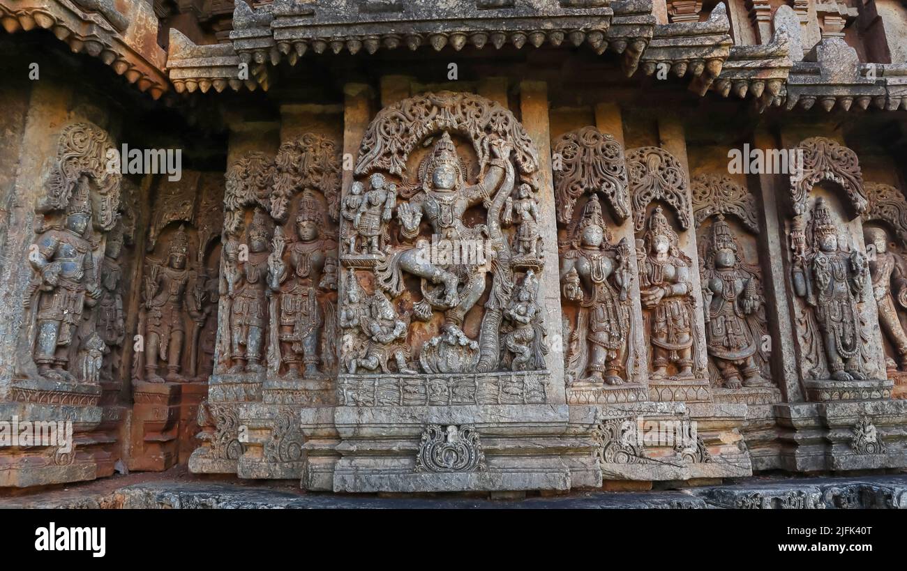 Kalinga Mardana : Sculpture depicts Lord Krishna dancing on the head of ...