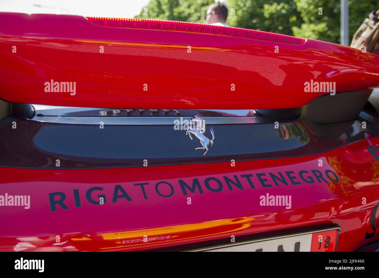 European sport car show event Onelife Rally Stock Photo - Alamy