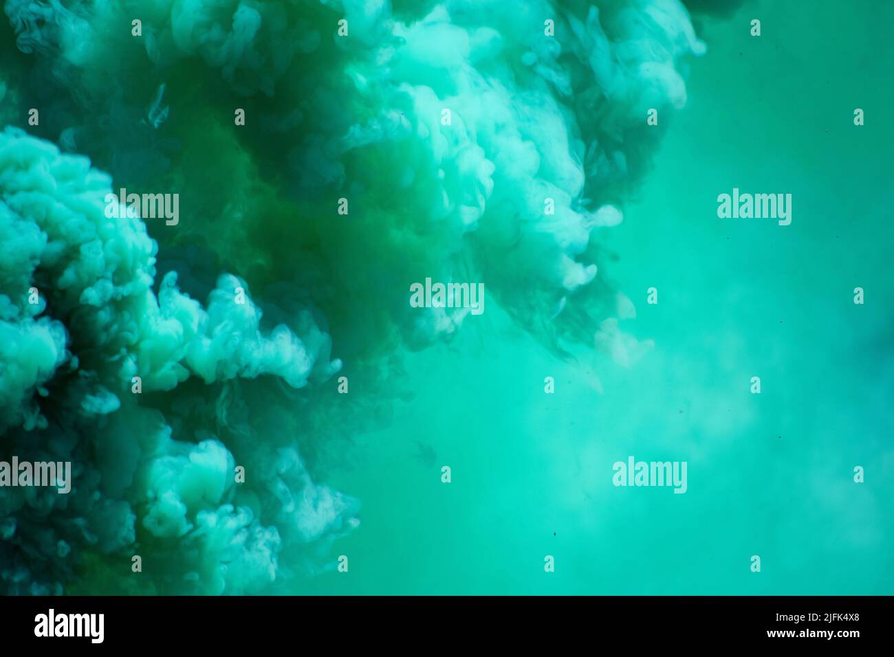 Smoke from canned firework. Looks like colorful clouds Stock Photo - Alamy