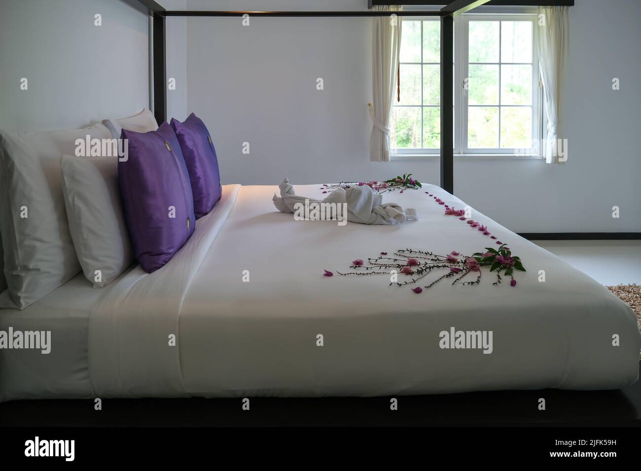 Simple asian bed hi-res stock photography and images - Alamy
