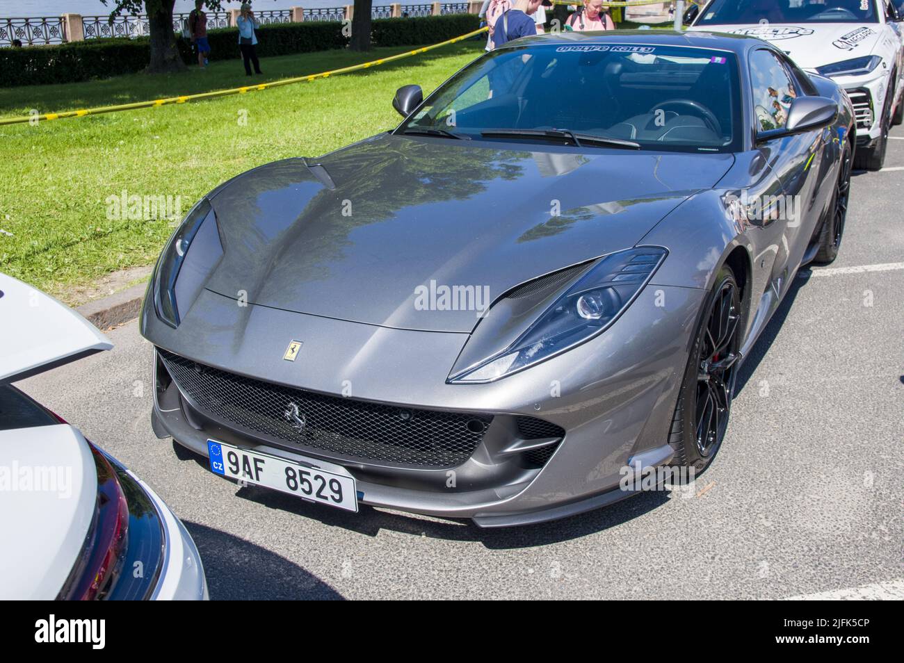 European sport car show event Onelife Rally Stock Photo - Alamy
