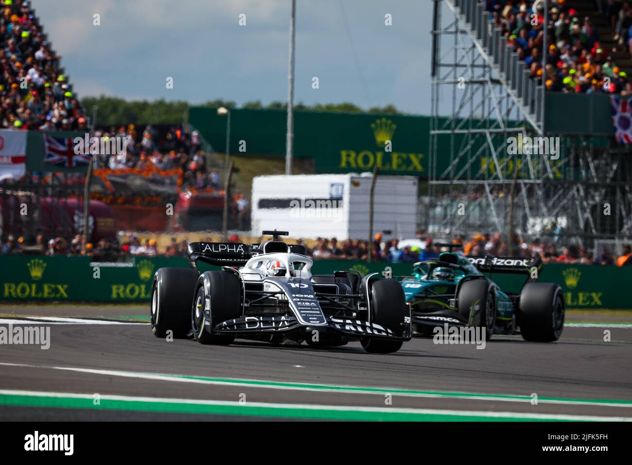 10 GASLY Pierre (fra), Scuderia AlphaTauri AT03, action during the Formula 1 Lenovo British ...