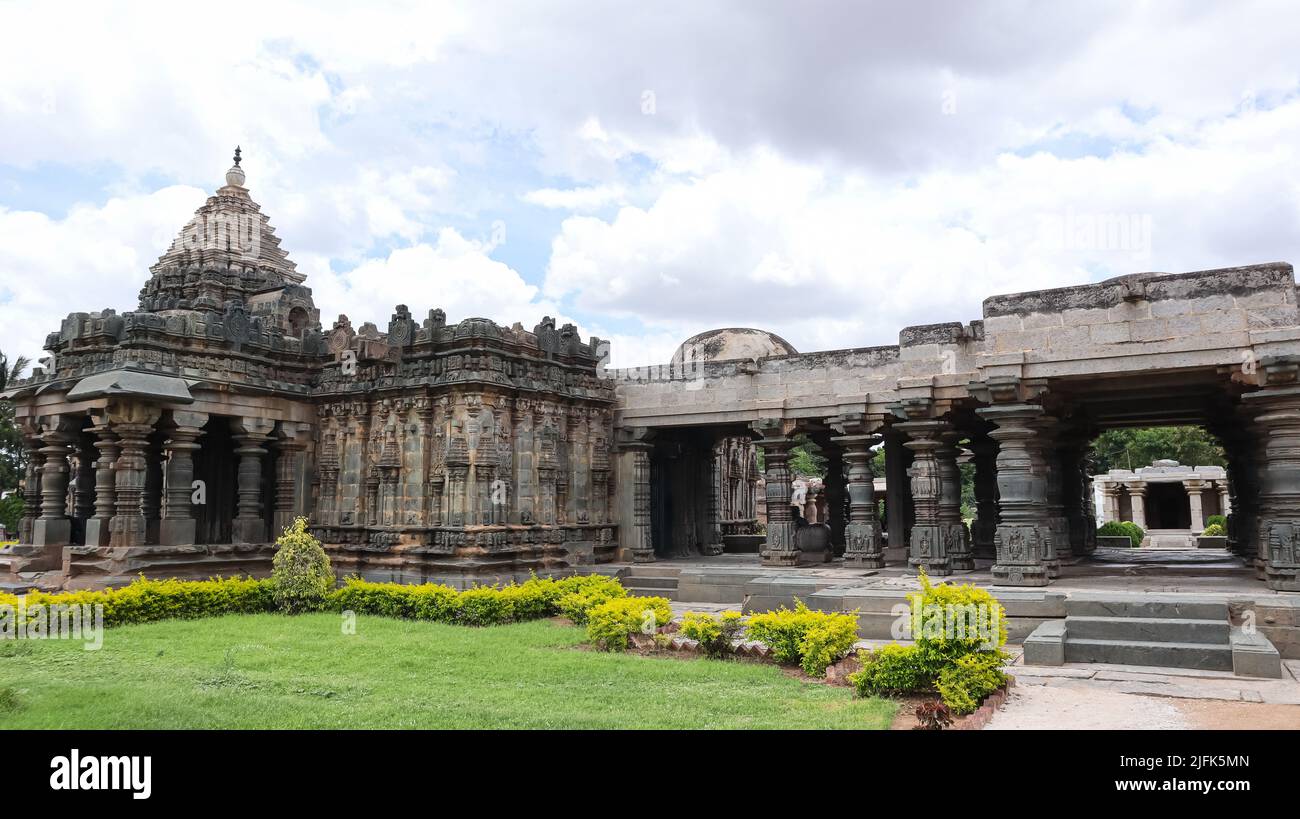 View of Shrine and Mandapa of Mahadeva Temple, Itagi, Koppal, Karnataka ...