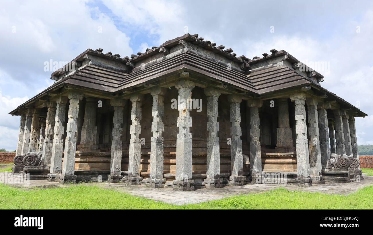 Side View of Chaturmukh Basadi, Jain Temple, Karkala, Udupi, Karnataka ...