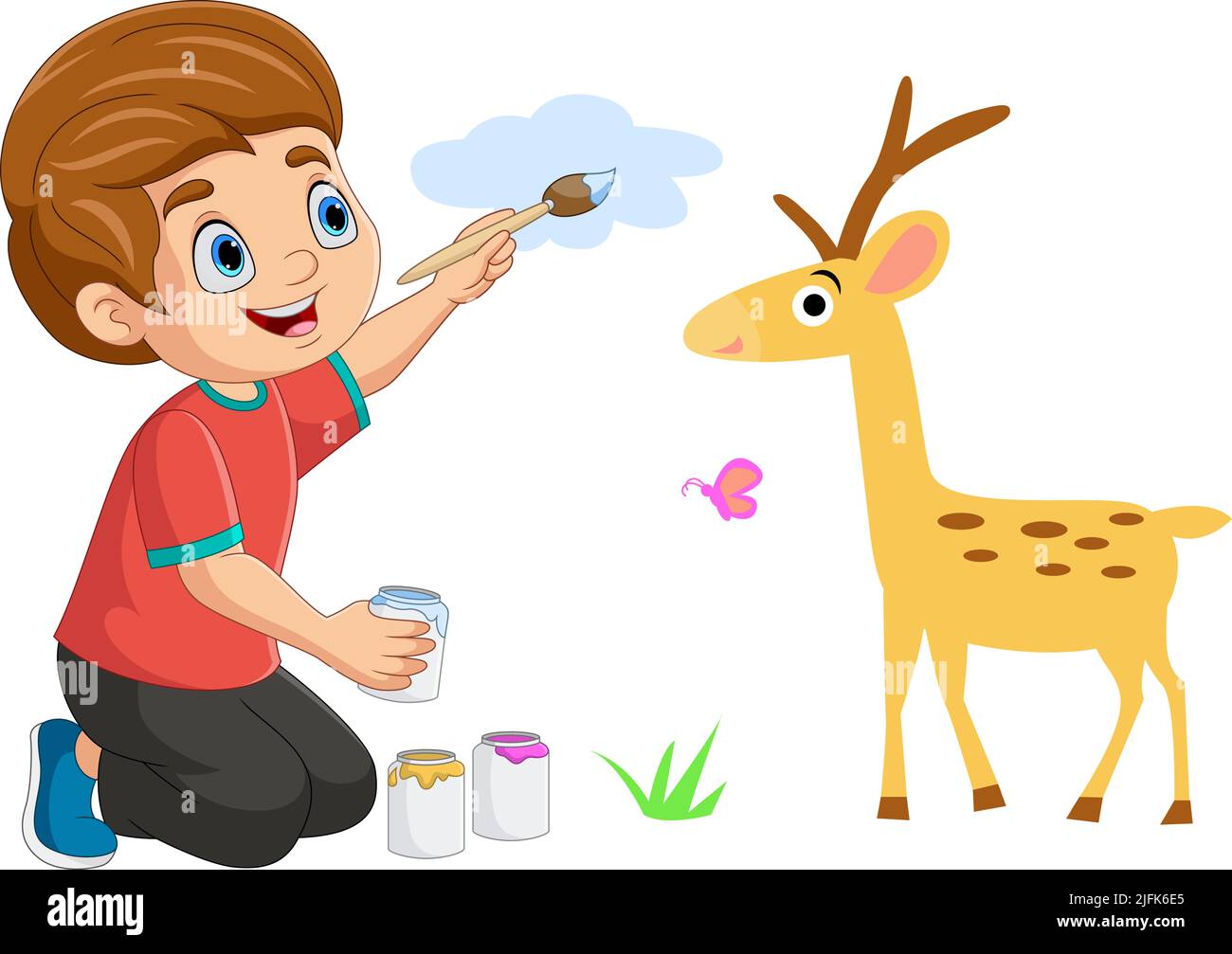 Man And Animals Clipart For Kids