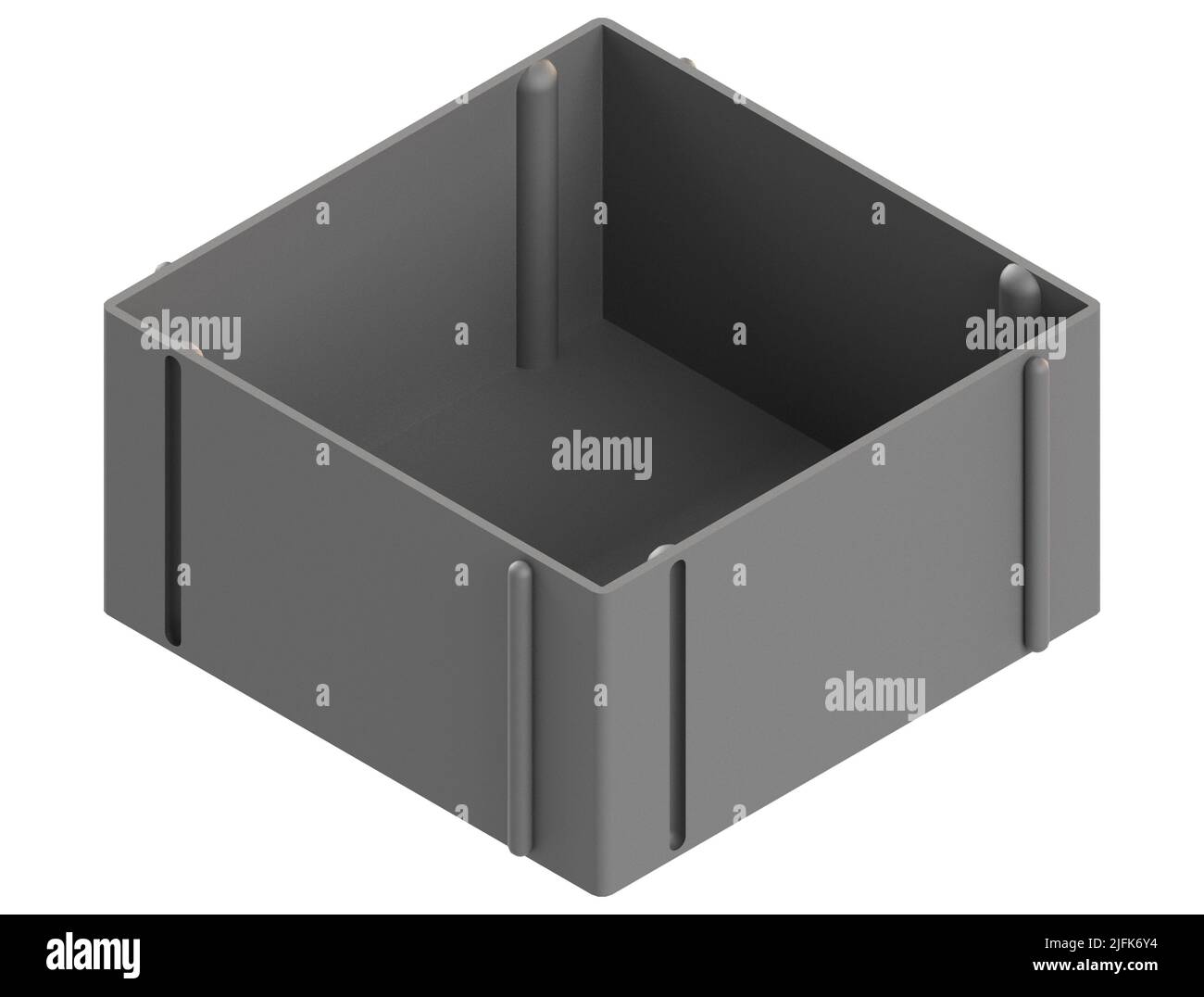 Engineering part 3D Projection Illustration - Container Stock Photo - Alamy