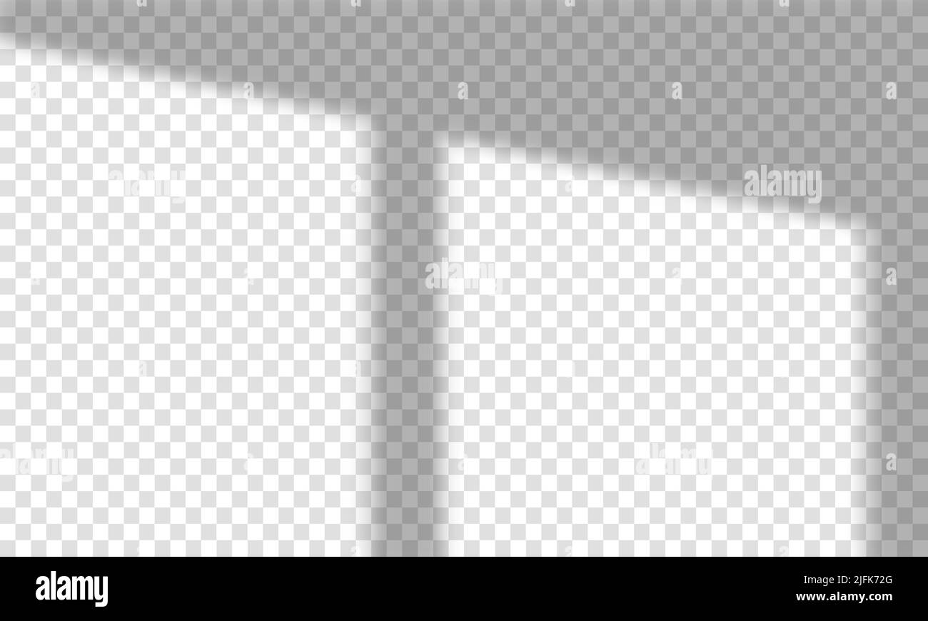 Overlay shadow from windows. High quality shadows. Vector illustration ...