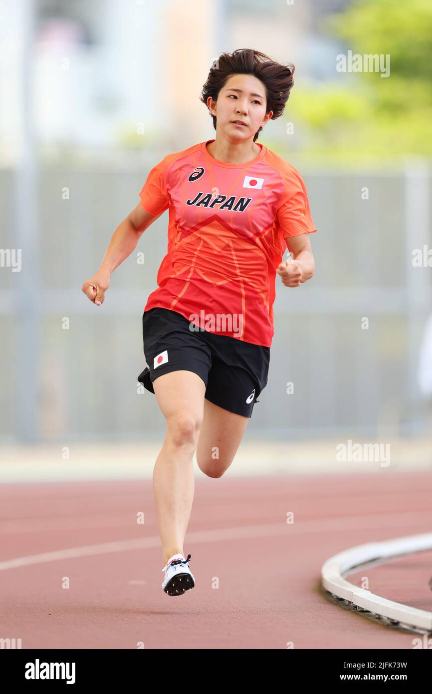 Tokyo, Japan. 2nd July, 2022. Haruna Kuboyama (JPN) Athletics : Men's Sprint Japan national team ...