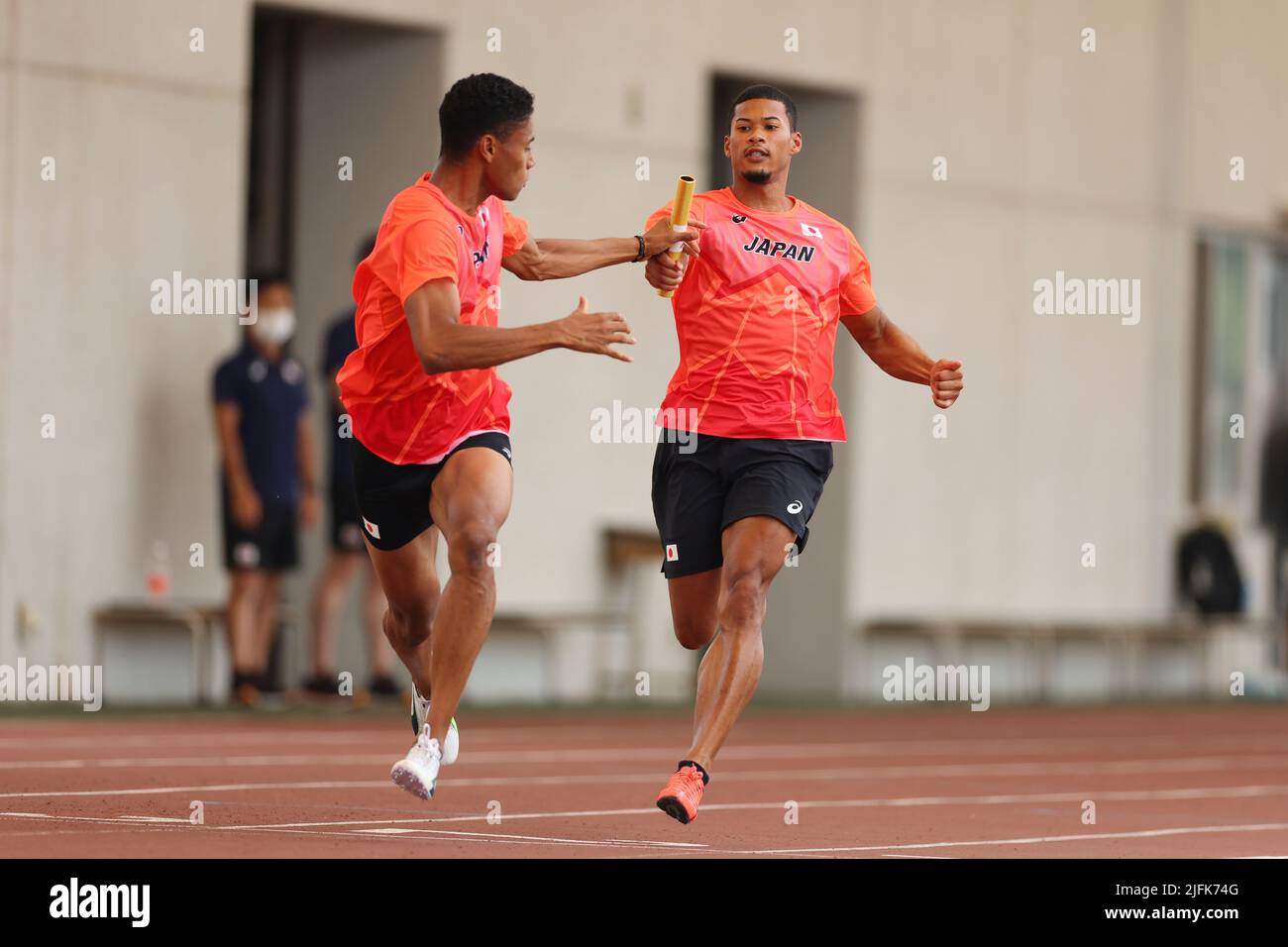 (L to R) Yuki Joseph Nakajima, Julian Jrummi Walsh (JPN), JULY 2, 2022 ...