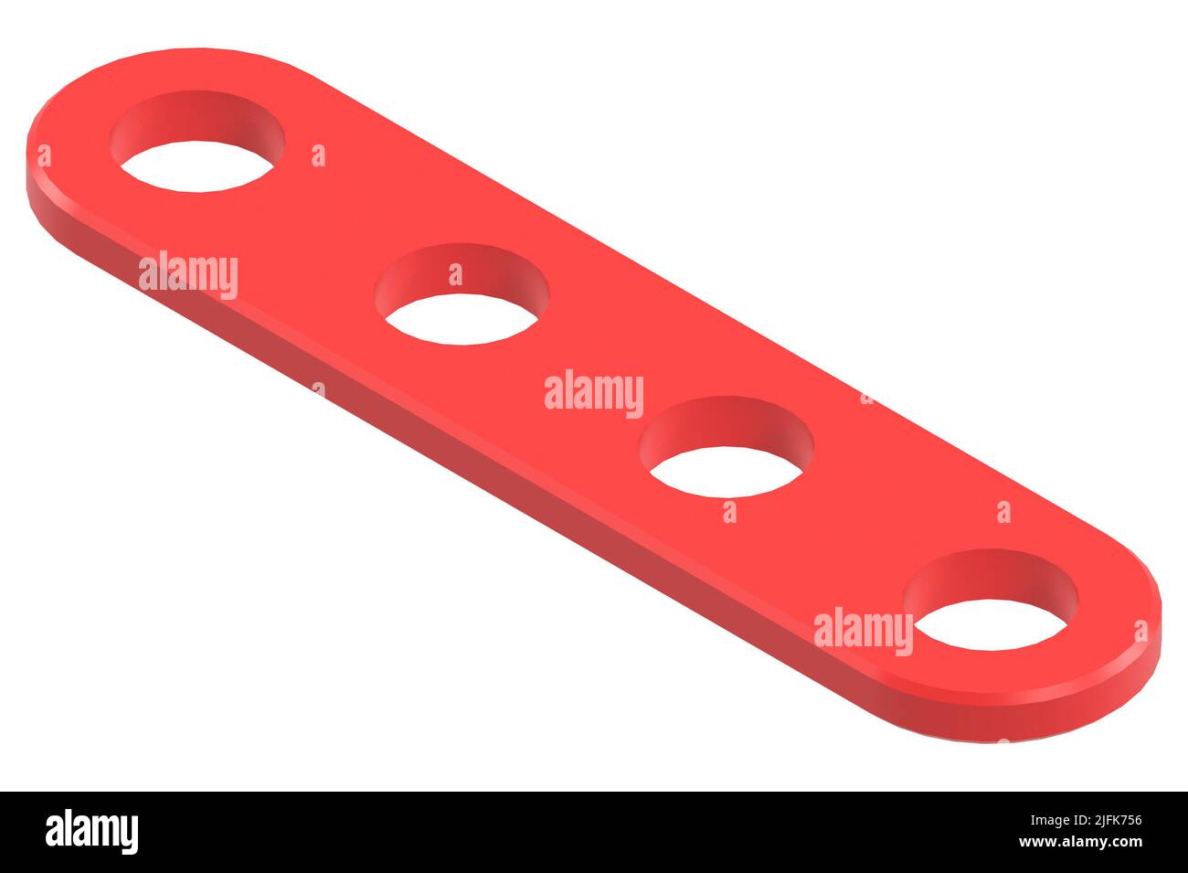 Engineering part 3D Projection Illustration - Toy Constructor Kit Stock ...