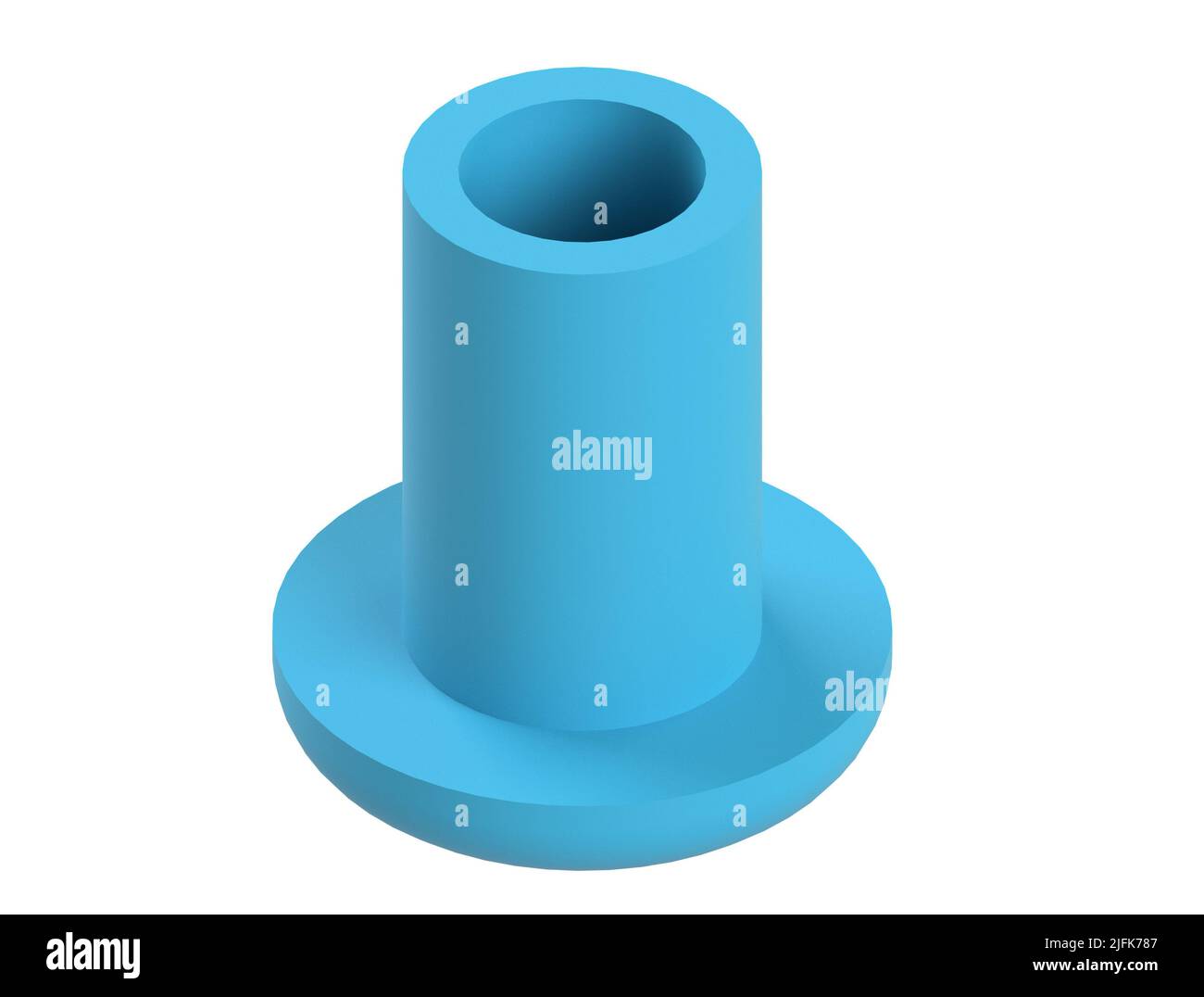 Engineering part 3D Projection Illustration - Rivet Stock Photo - Alamy
