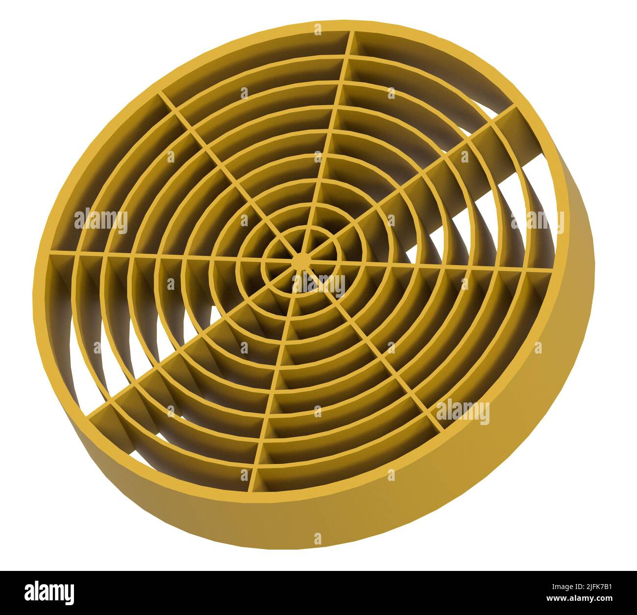 Engineering part 3D Projection Illustration - Grill Stock Photo - Alamy