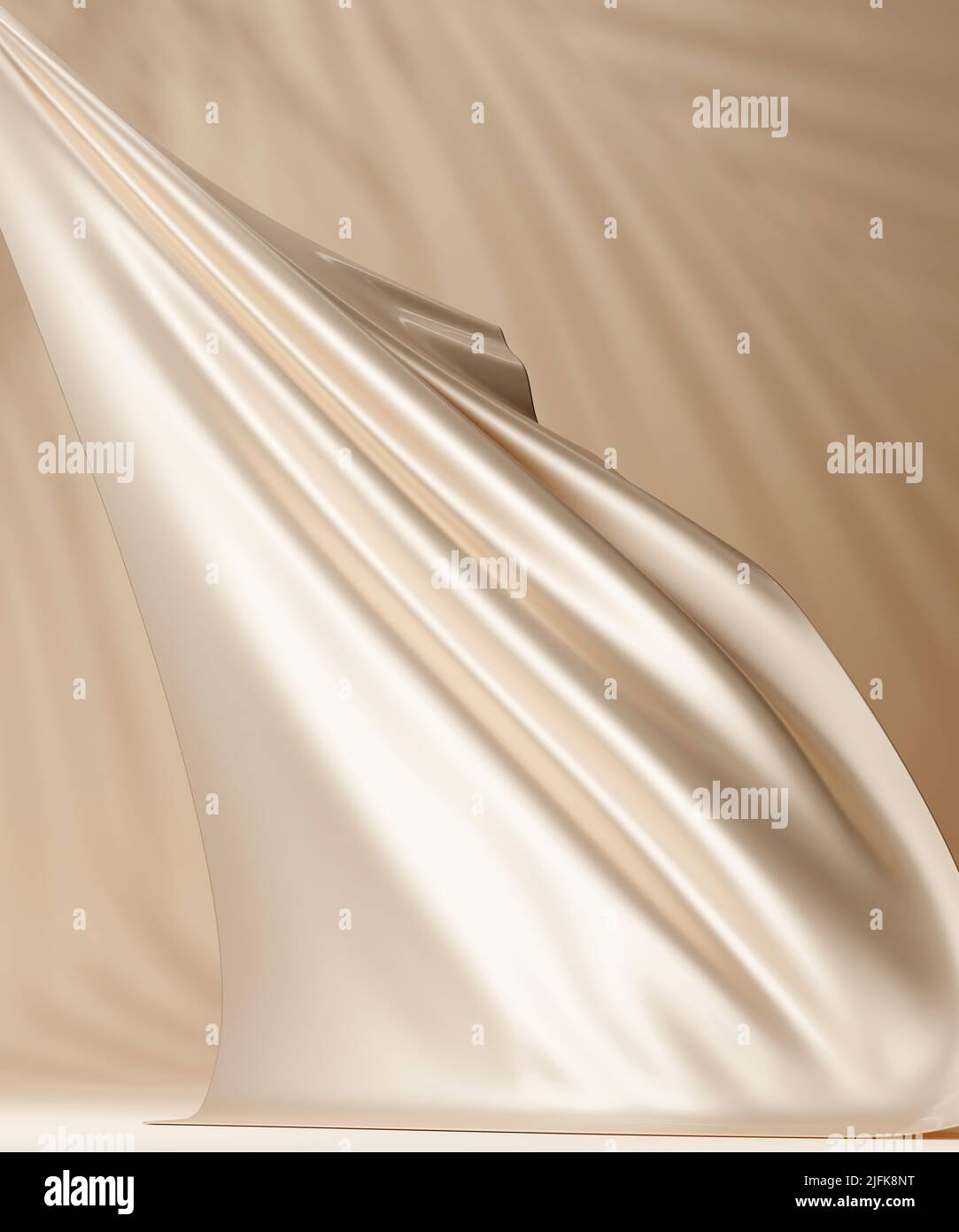 Beige pastel flying fabric, cloth abstract background Stock Photo - Alamy
