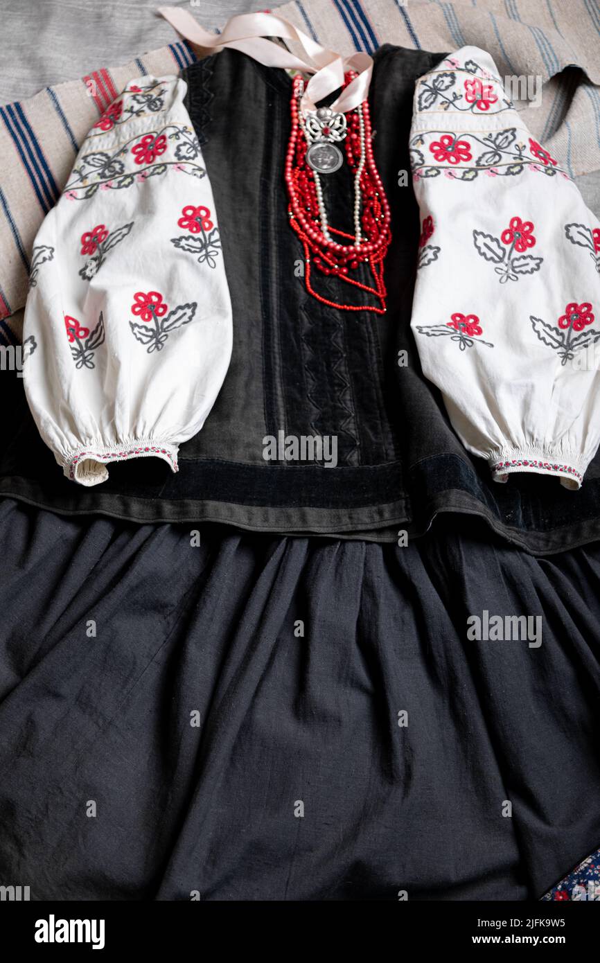 Traditional Ukrainian clothing. Background Stock Photo - Alamy