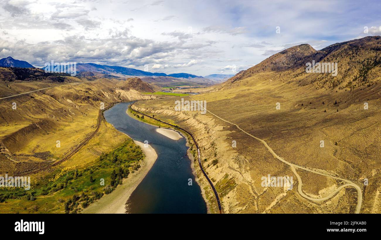 Thompson river water train hi-res stock photography and images - Alamy