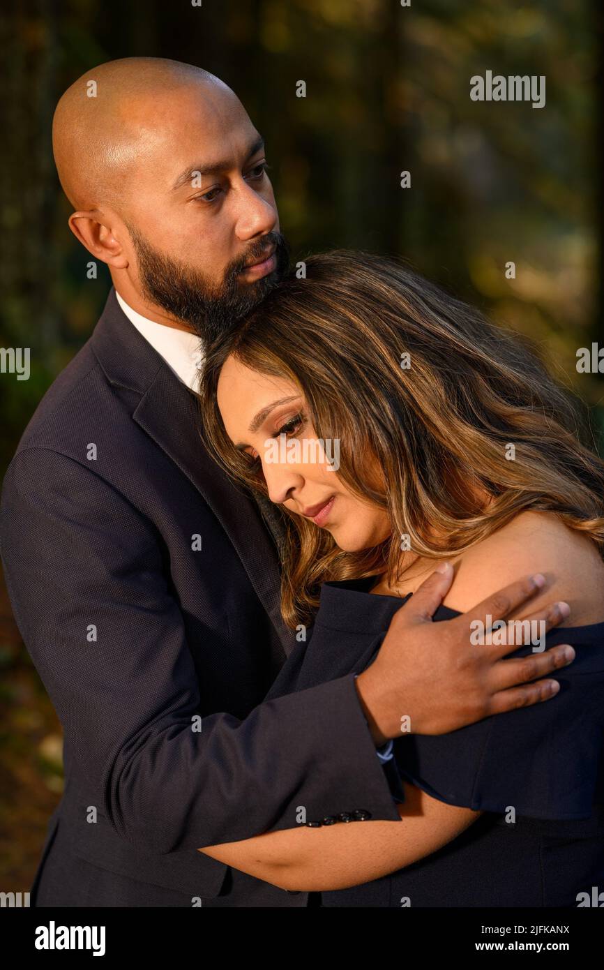 Full Of Love Photo Of An Affectionate Mixed Race Young Couple Holding