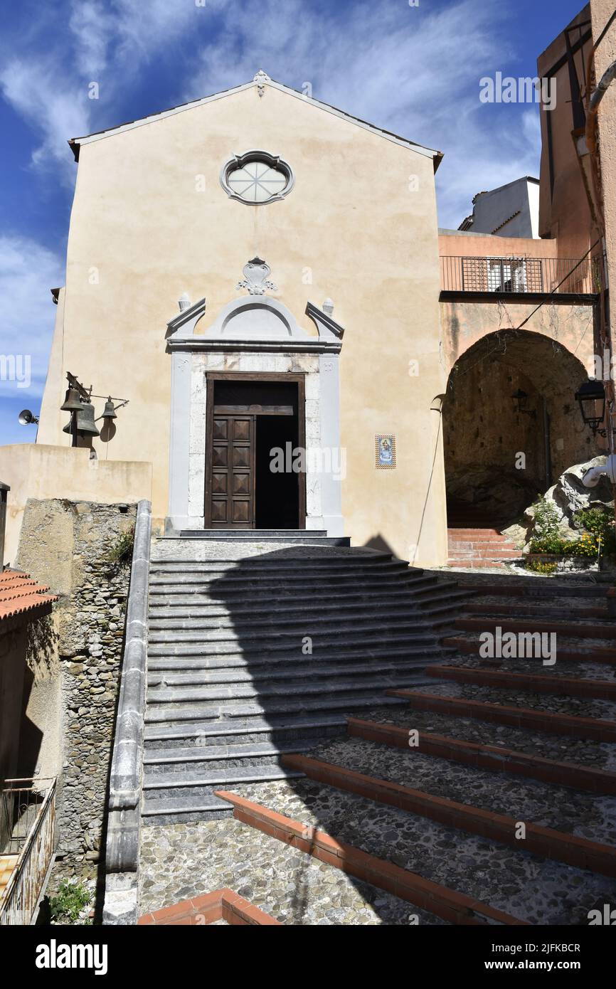 An old church in a village in the Calabria region, Italy Stock Photo ...