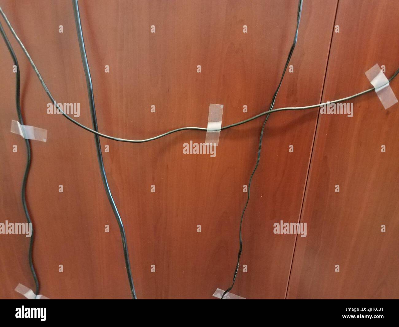 Computer wire desk hi-res stock photography and images - Alamy