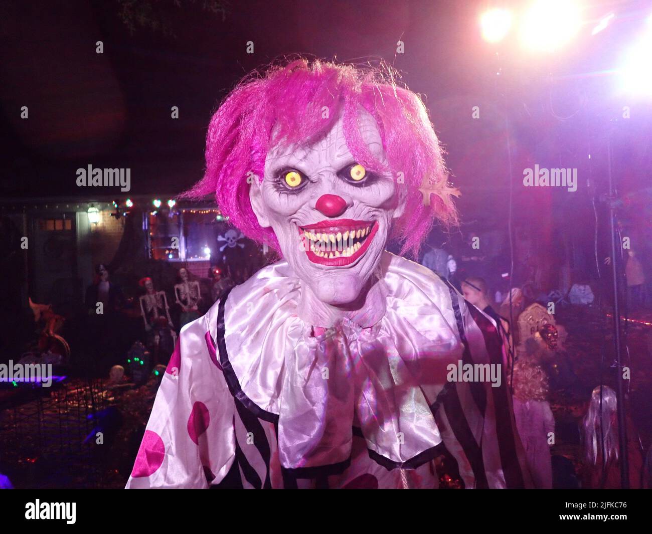 Scary clown teeth hi-res stock photography and images - Alamy