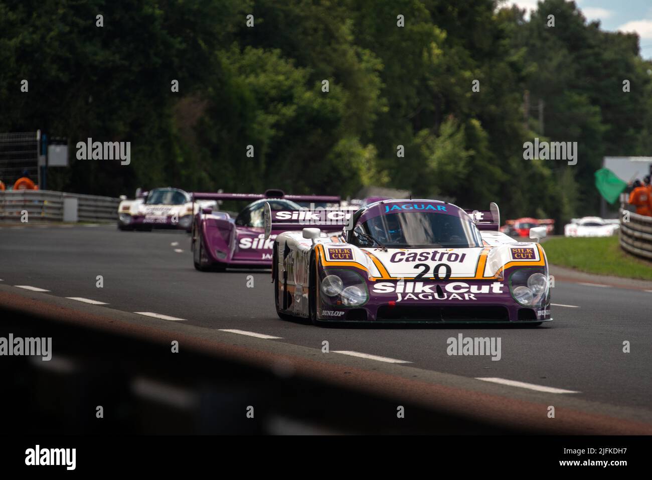 20 MINSHAW Jon (gbr), KEEN Phil (gbr), Jaguar XJR-9, action during the ...