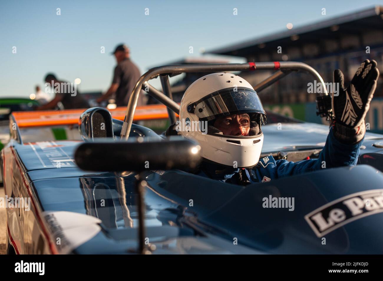 Driver ambiance, plateau 6 during the Le Mans Classic 2022 from June 30 ...