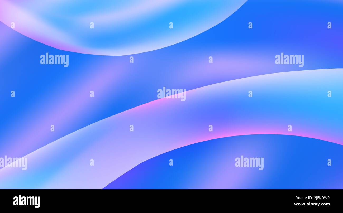 Abstract elegant blue and mauve gradient background with smooth rounded ...
