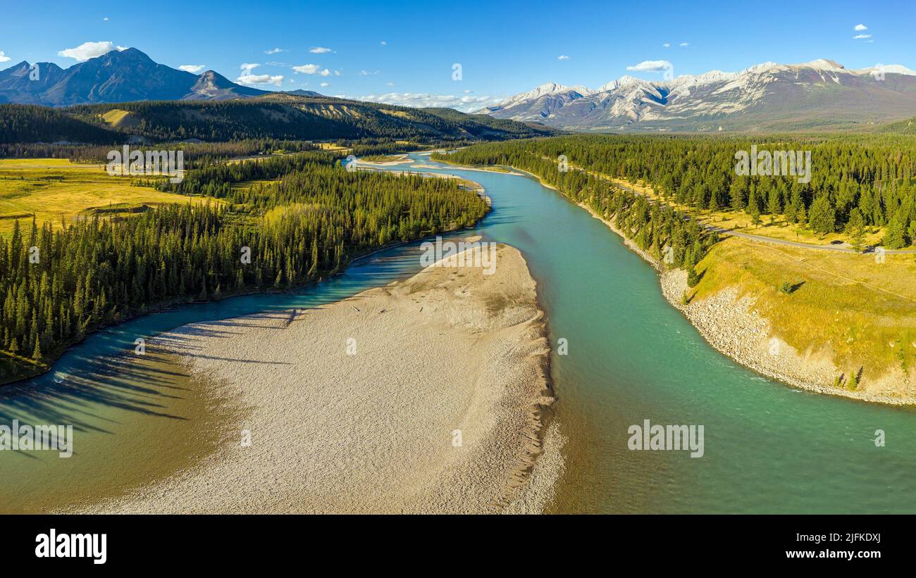 Canada mountains birds eye view hi-res stock photography and images - Alamy