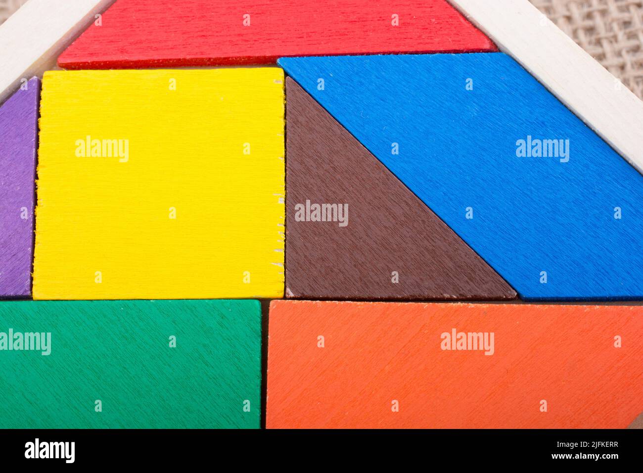 Puzzle tangram hi-res stock photography and images - Alamy