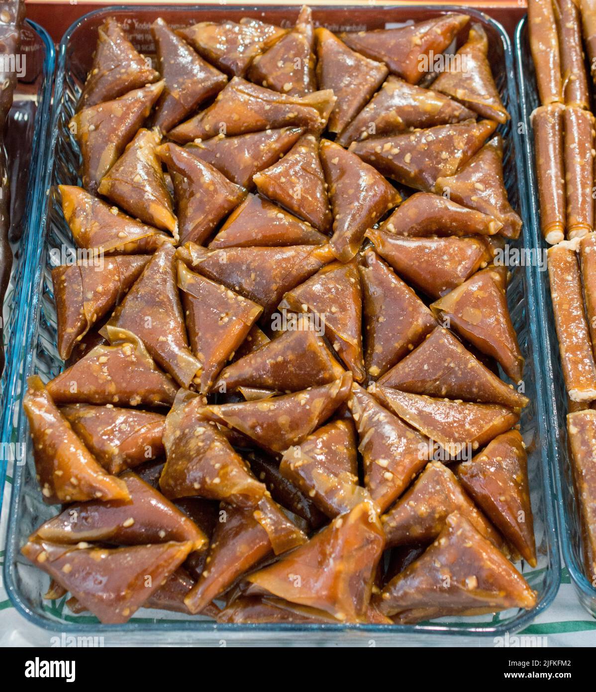 Turkish style fruit dried pulp as snack food Stock Photo - Alamy