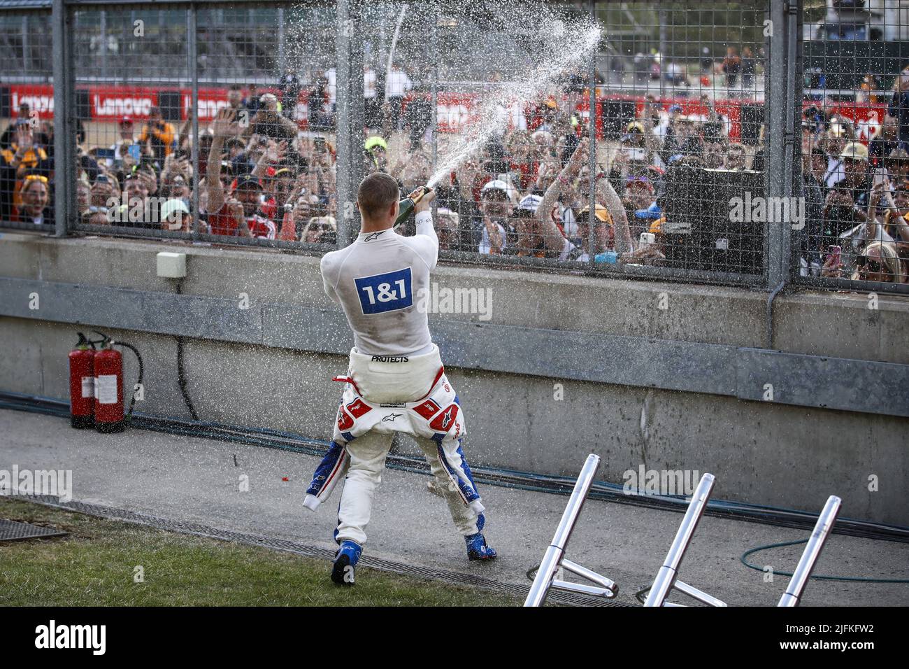 F1 team celebration hi-res stock photography and images - Alamy