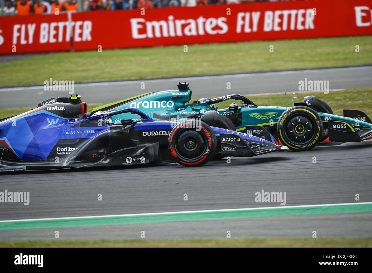 06 LATIFI Nicholas (can), Williams Racing FW44, action 18 STROLL Lance ...