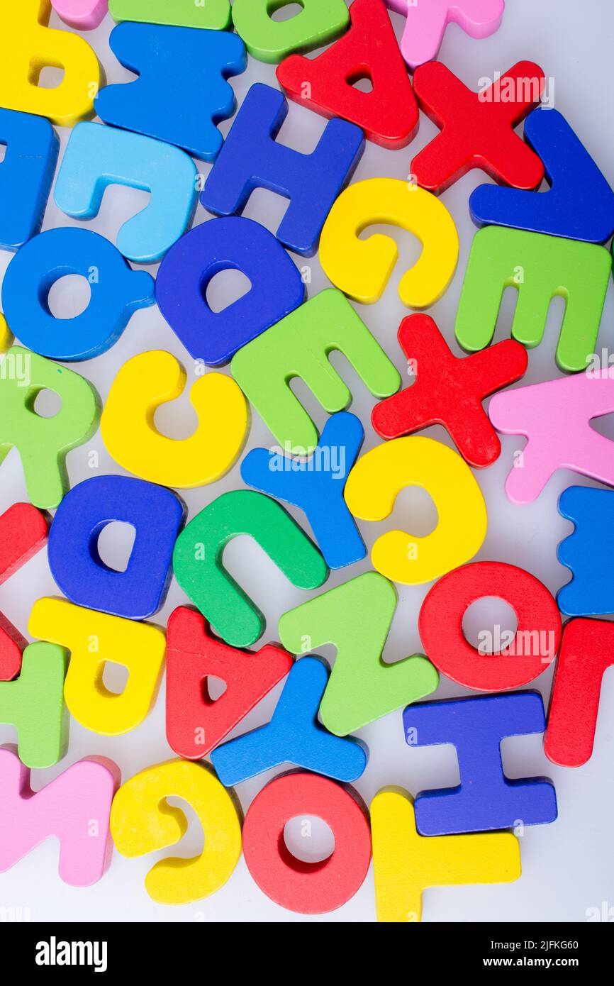 Classic alphabet blocks hi-res stock photography and images - Alamy