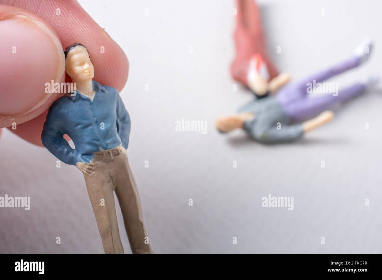 Businessman miniature figurine hi-res stock photography and images - Alamy