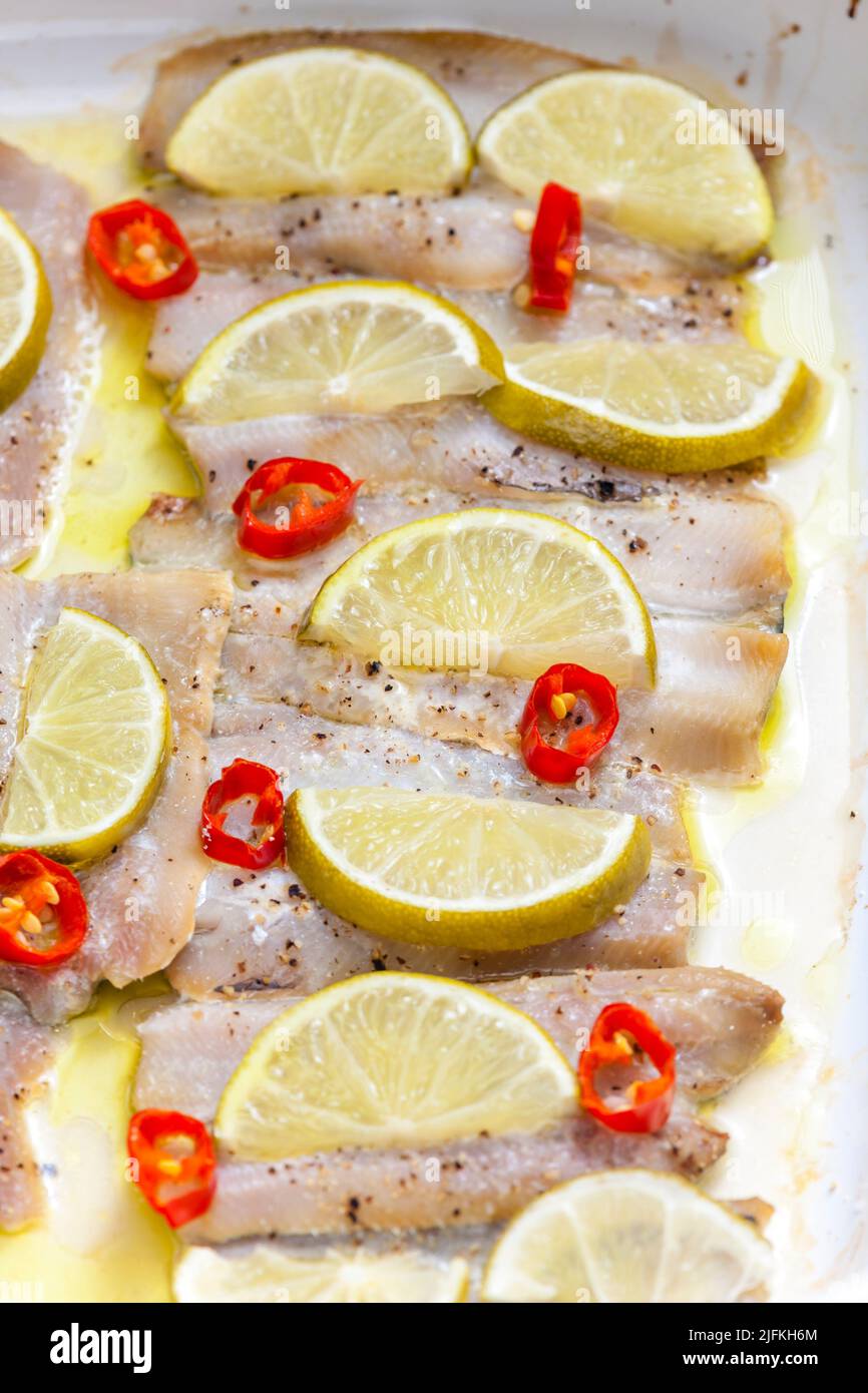 Baked cod fish hi-res stock photography and images - Alamy