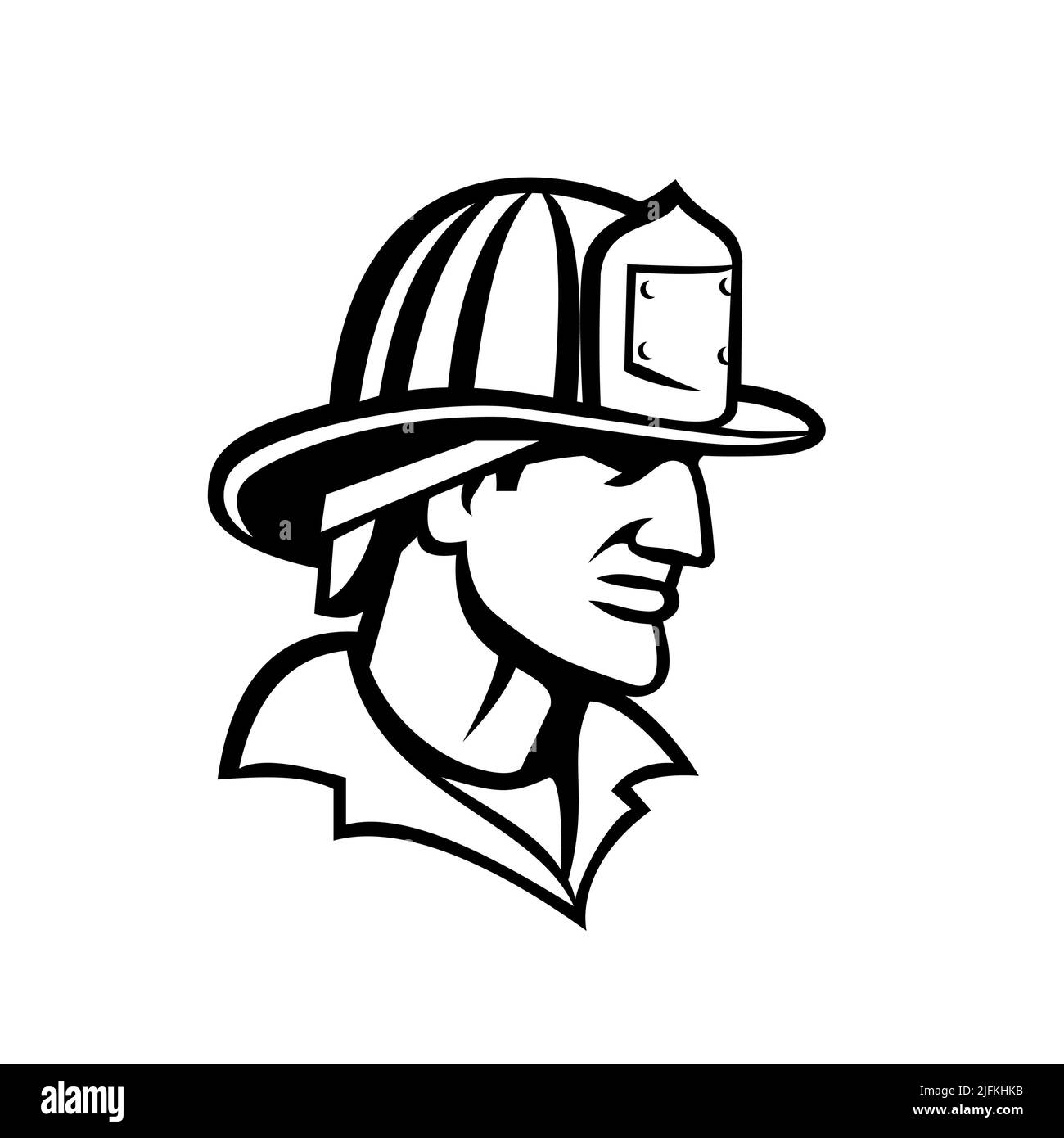 Fire Hat Outline