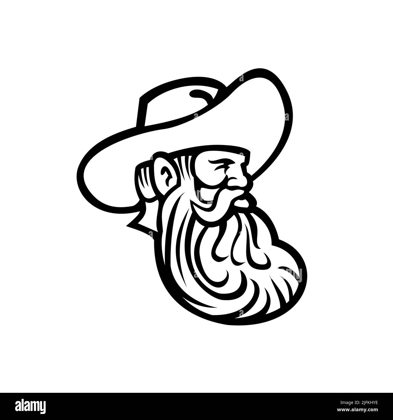 Full Beard Drawing