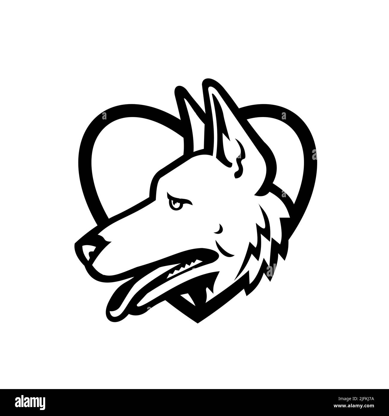 Alsatian shepherd cartoon hi-res stock photography and images - Alamy