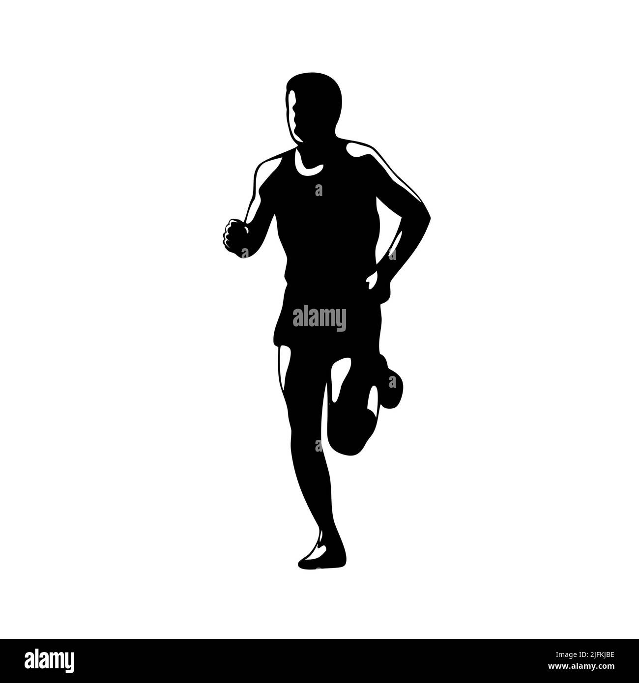Male athlete facing front hi-res stock photography and images - Alamy