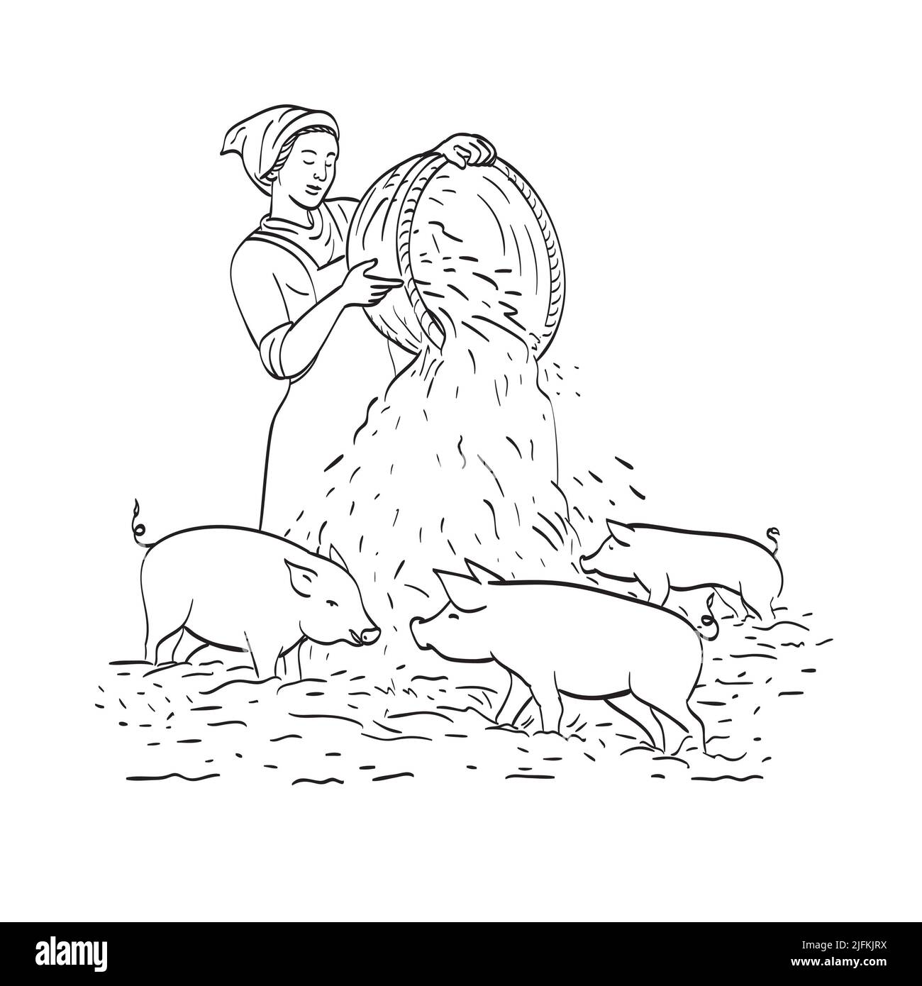 Tenant Farmer Clipart Illustrations