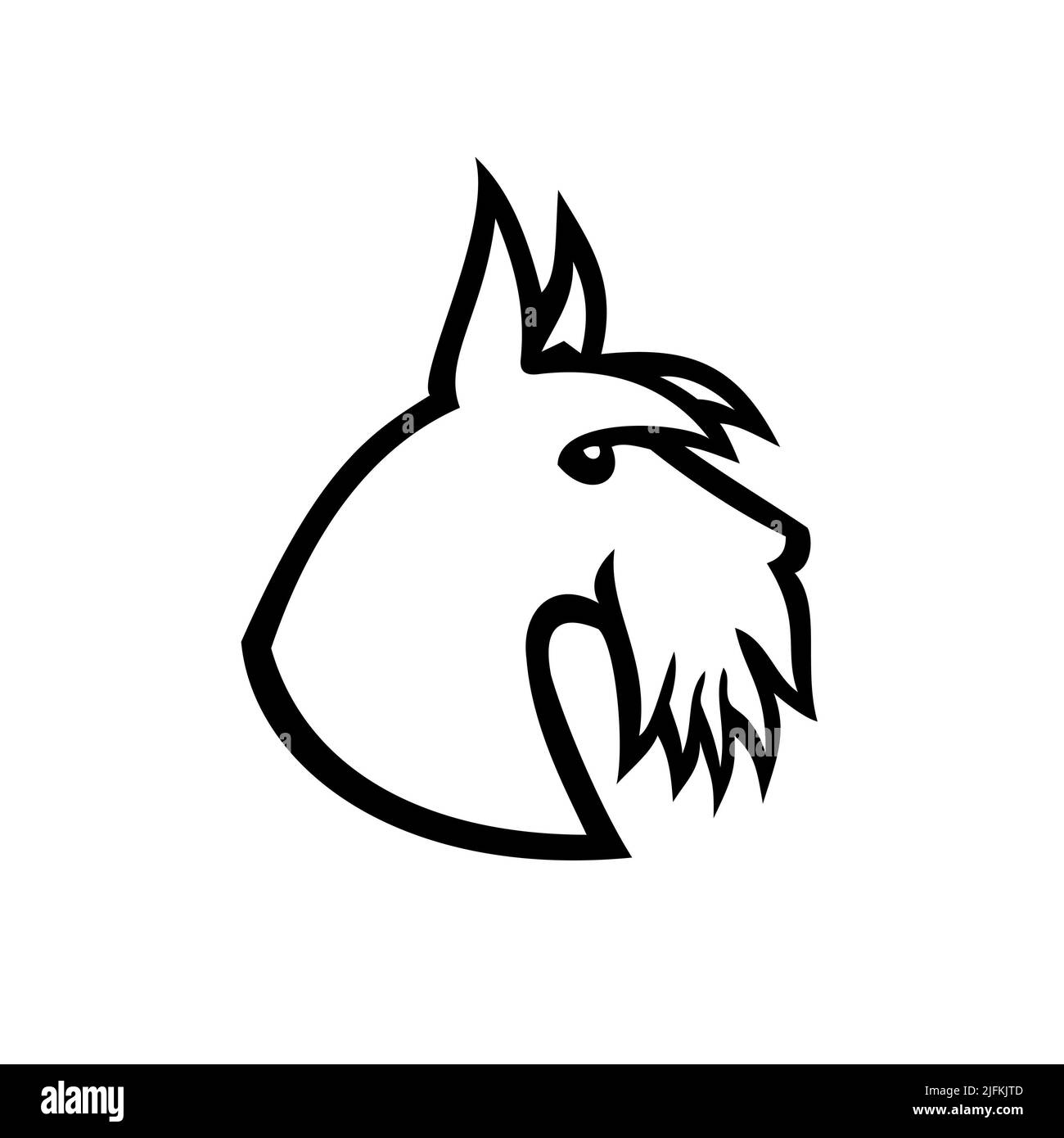 Black and white scottie dog hi-res stock photography and images - Alamy