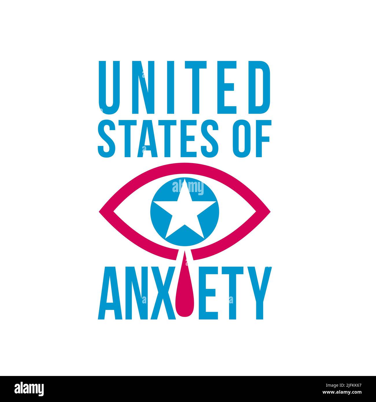 Red and blue tears hi-res stock photography and images - Alamy