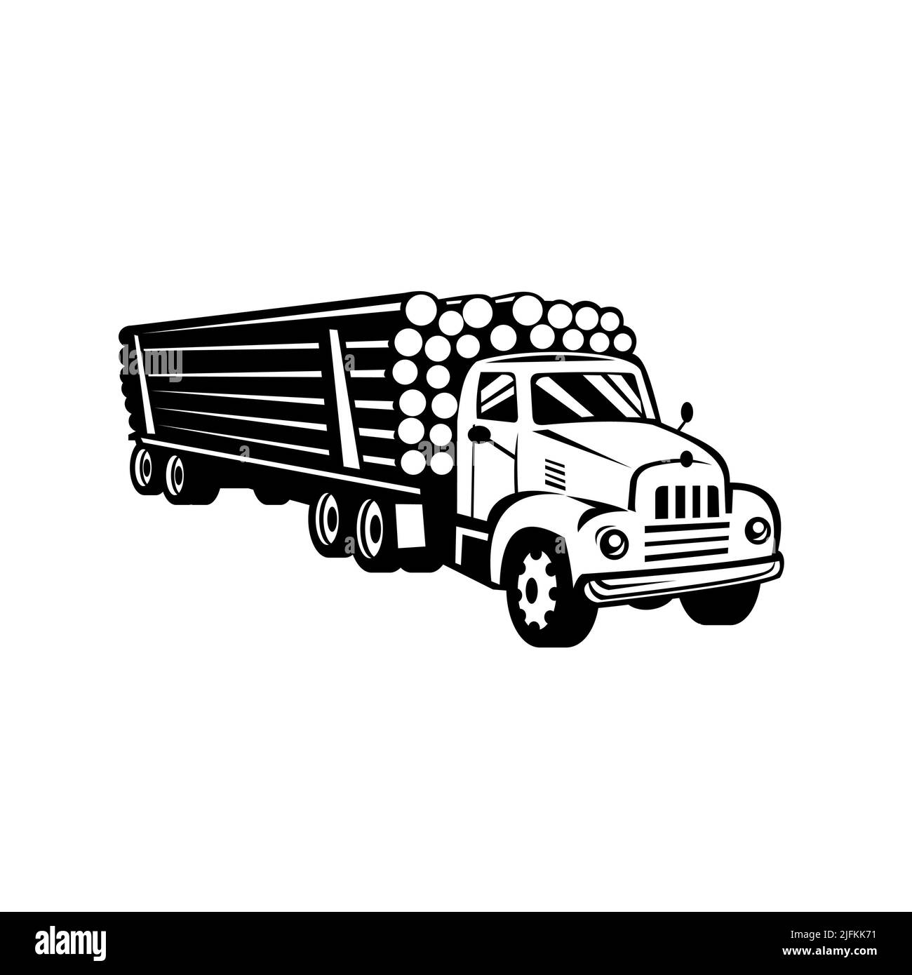 Logging Truck Drawings