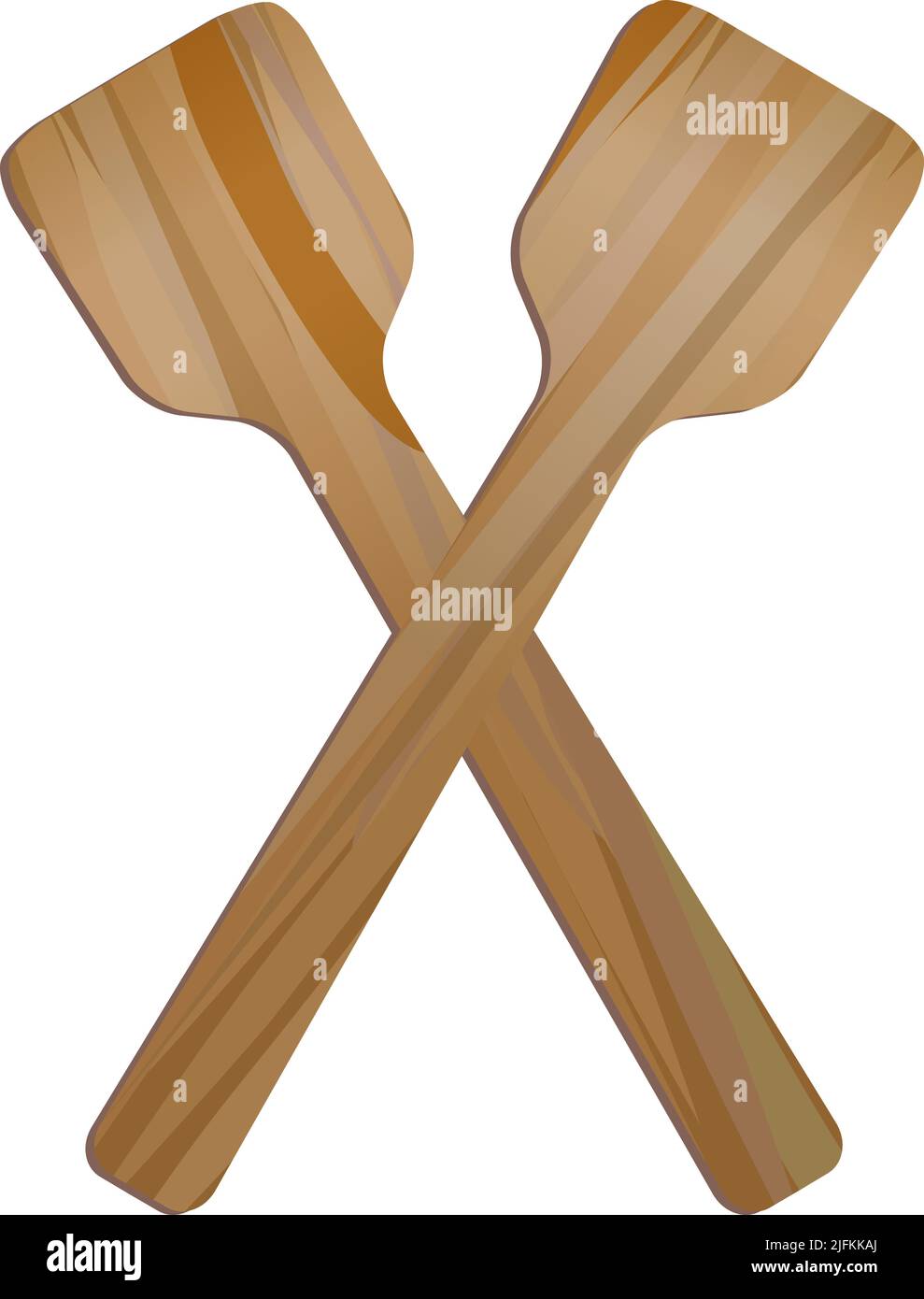 ice cream spoons made from wood, summer,sweets,dairy products concept ...