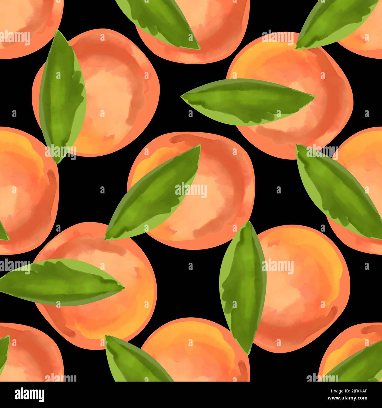 Fresh ripe peaches background Stock Vector Images - Alamy
