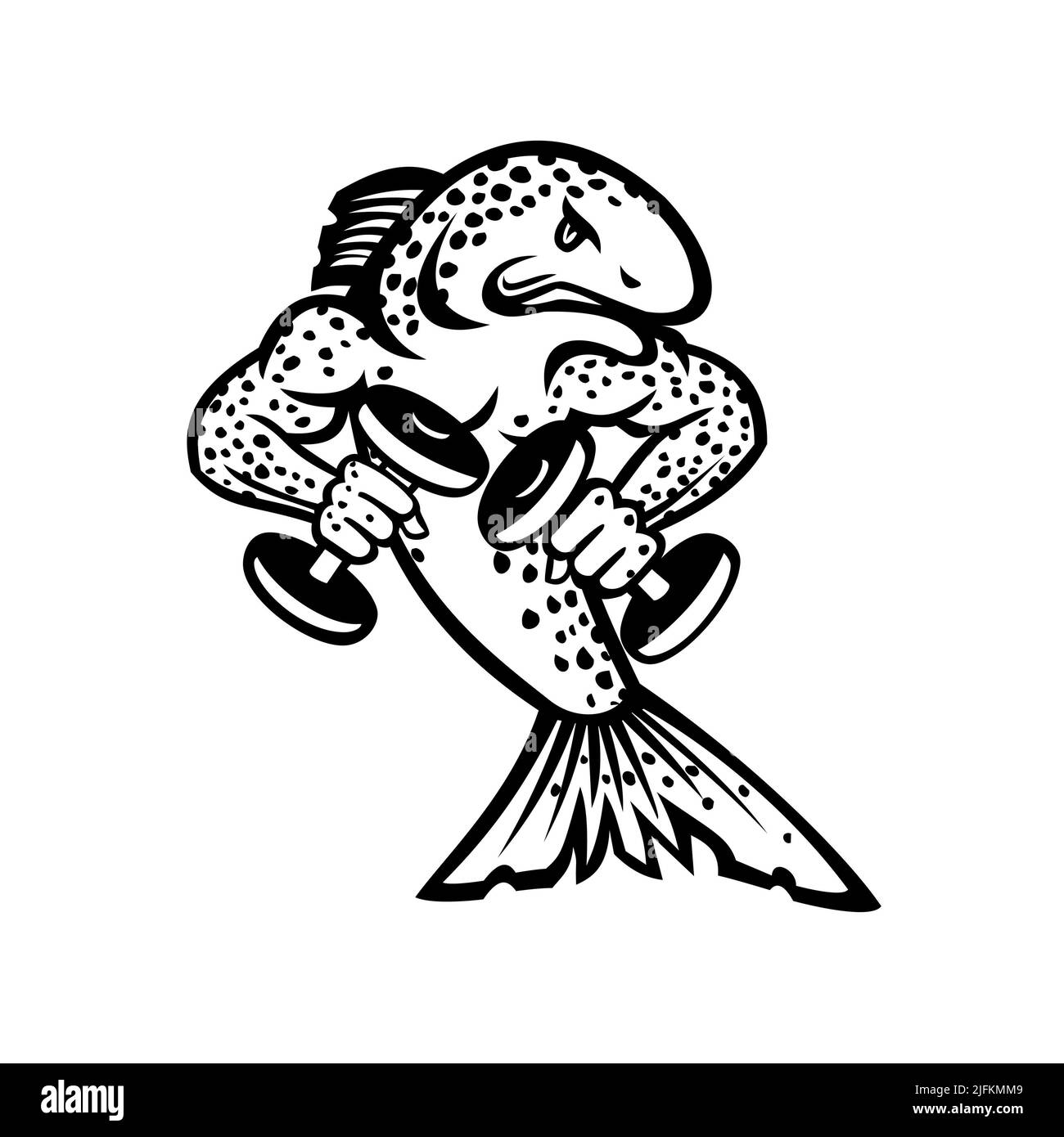 Cartoon character mascot Black and White Stock Photos & Images - Alamy