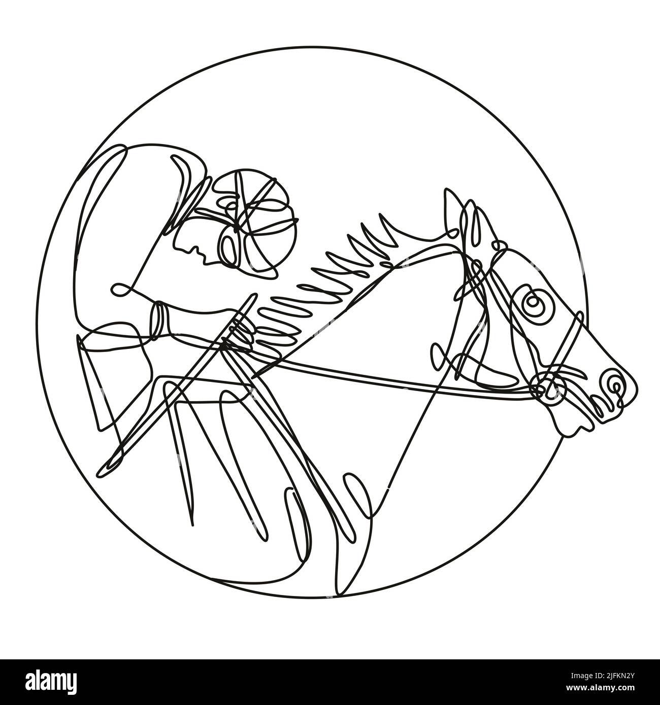 Horse racing black and white hi-res stock photography and images - Alamy